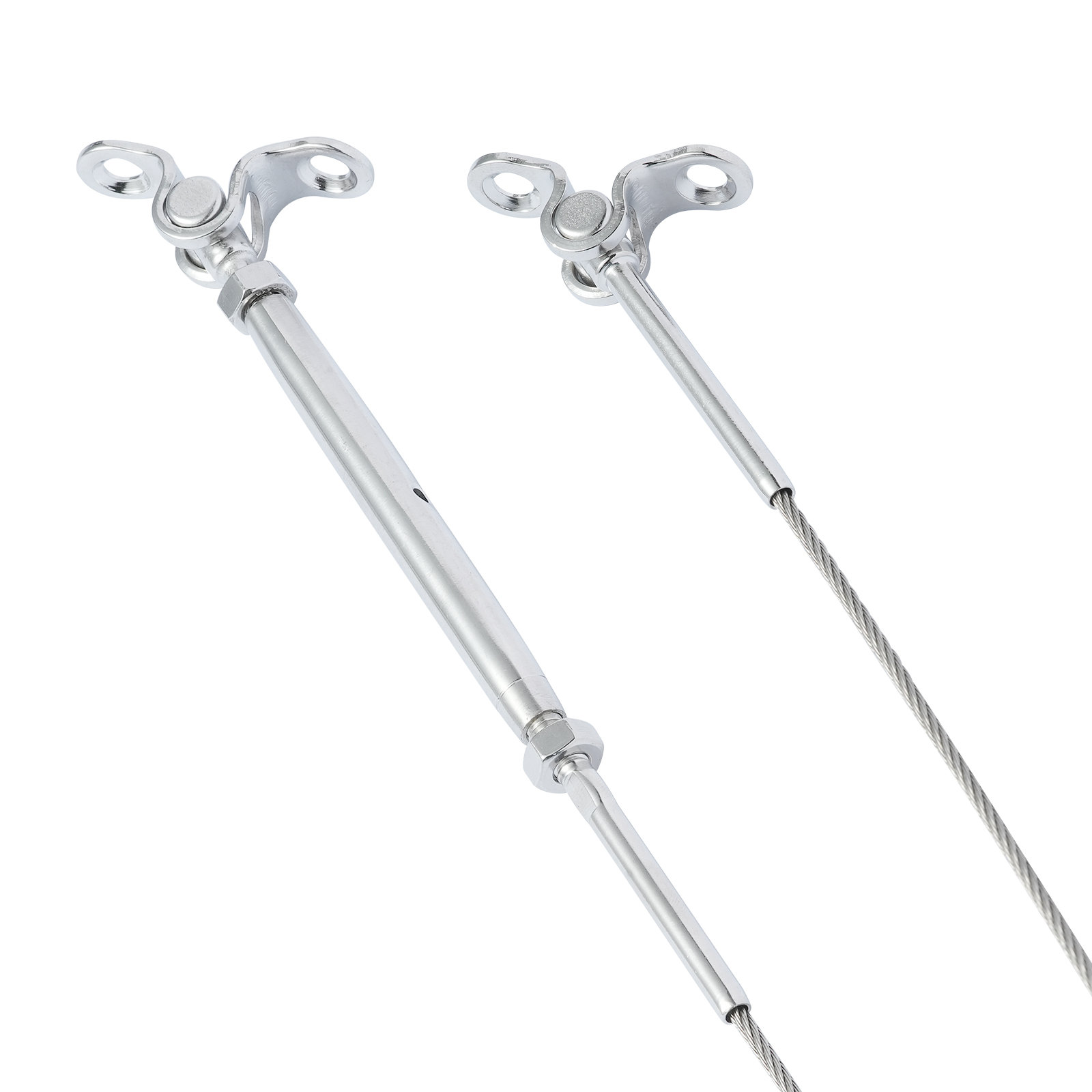 Stellweilan Tessberg Stainless Steel Adjustable Angle Cable Railing Kit ...