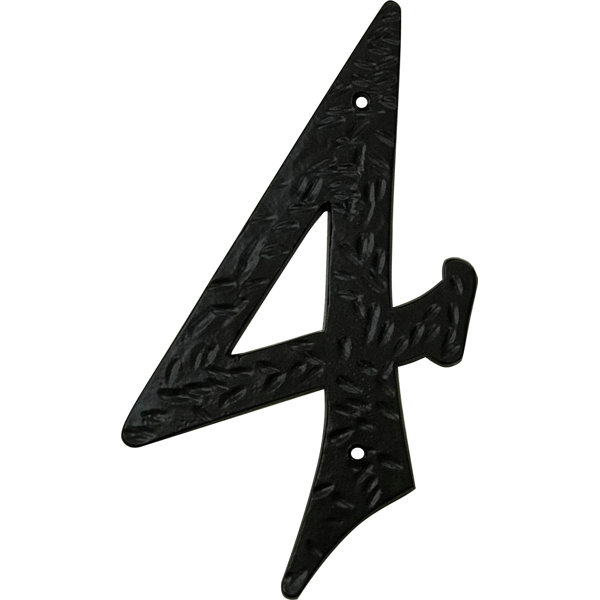 KnoxxHardware 4'' H Metal House Number & Reviews - Wayfair Canada