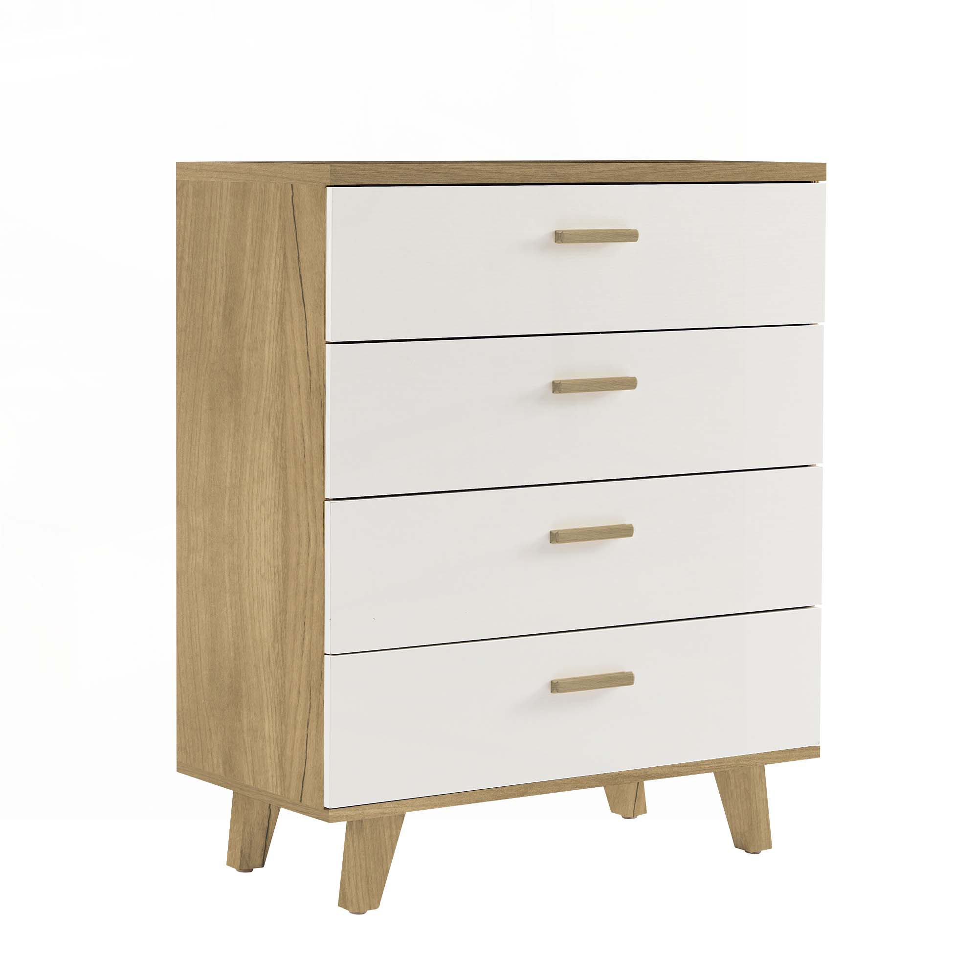 Corrigan Studio® Wood Console Table with Wood Handle Table Leg,Drawer ...