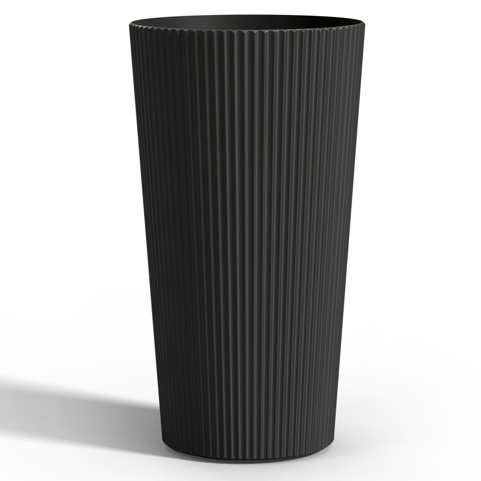 Latitude Run® 23.6 Cone Planter, Plastic Flower Pot With Drainage Holes ...