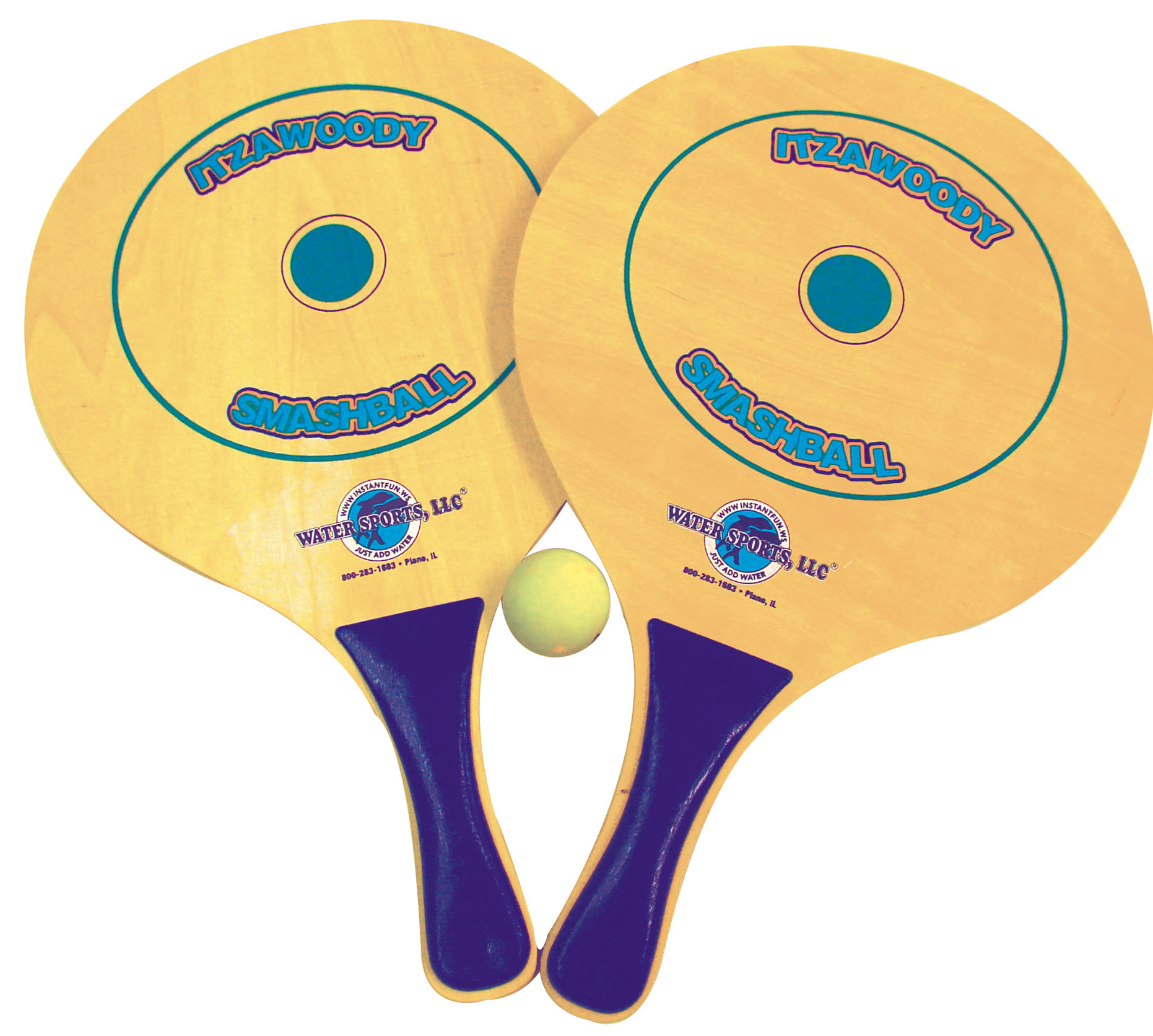 Water Sports 3 Piece Pool and Beach Itzawoody Masher Paddle Set ...