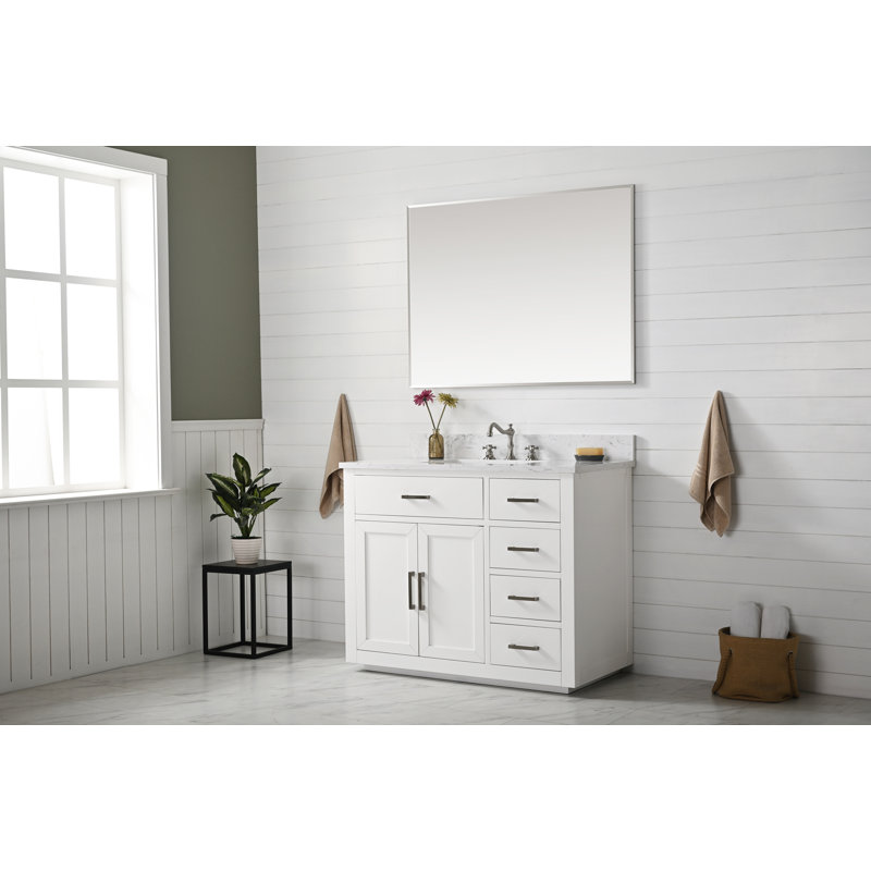 Sand & Stable Ingalls 42'' Single Bathroom Vanity with Quartz Top ...