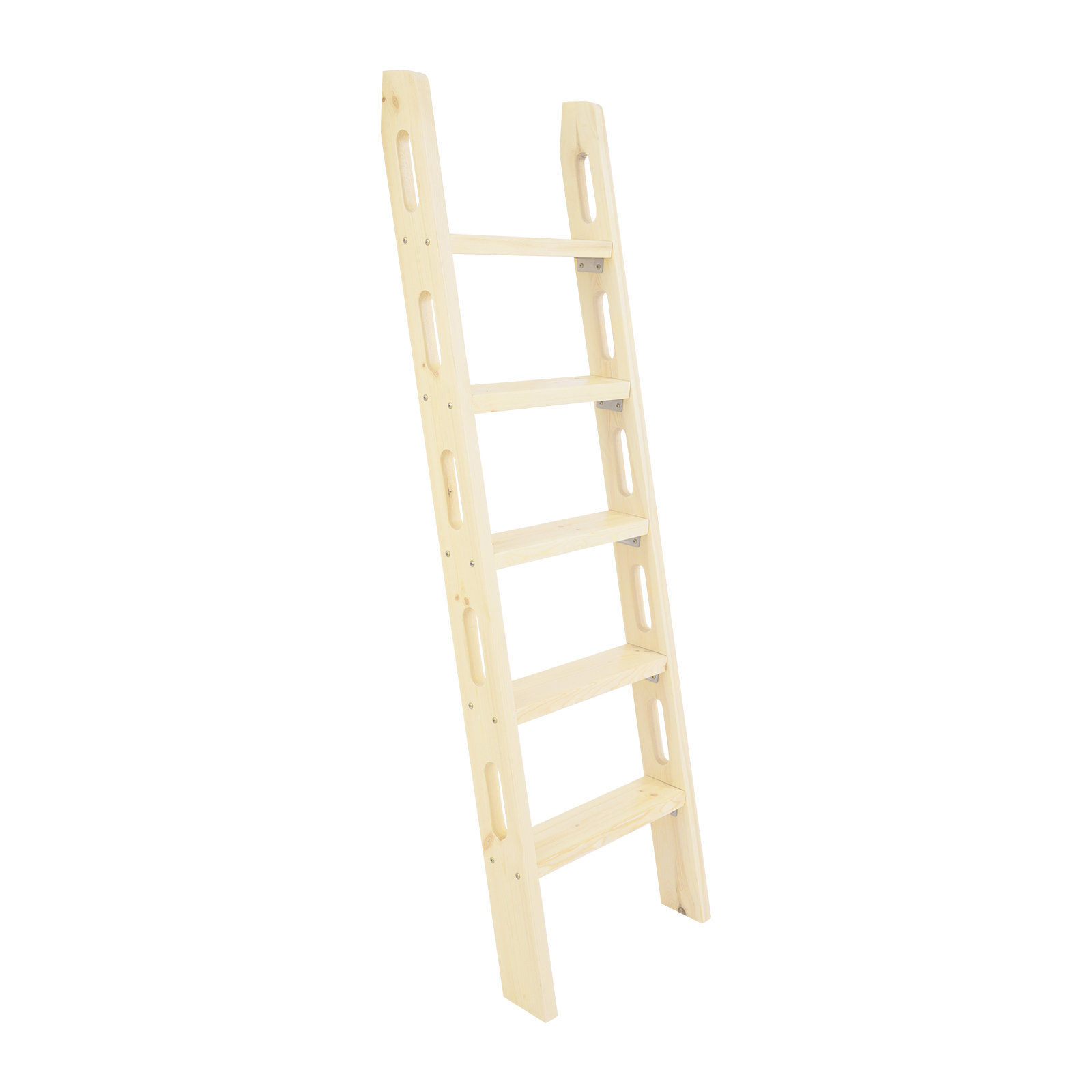 Gracie Oaks 57.05'' Tall Wood Step Ladder | Wayfair