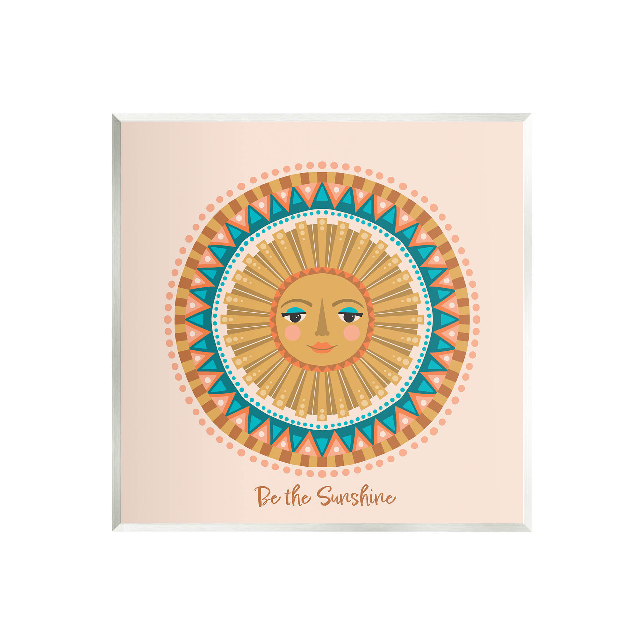 Bungalow Rose Boho Be The Sunshine Pattern Wall Plaque Art By Caroline ...