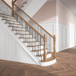 Wendes Kem 44" Iron Baluster Set | Wayfair