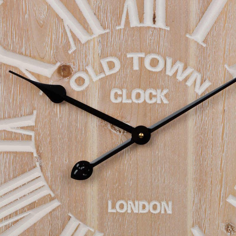 Laurel Foundry Modern Farmhouse® Marcella Round Wood Farmhouse Style ...