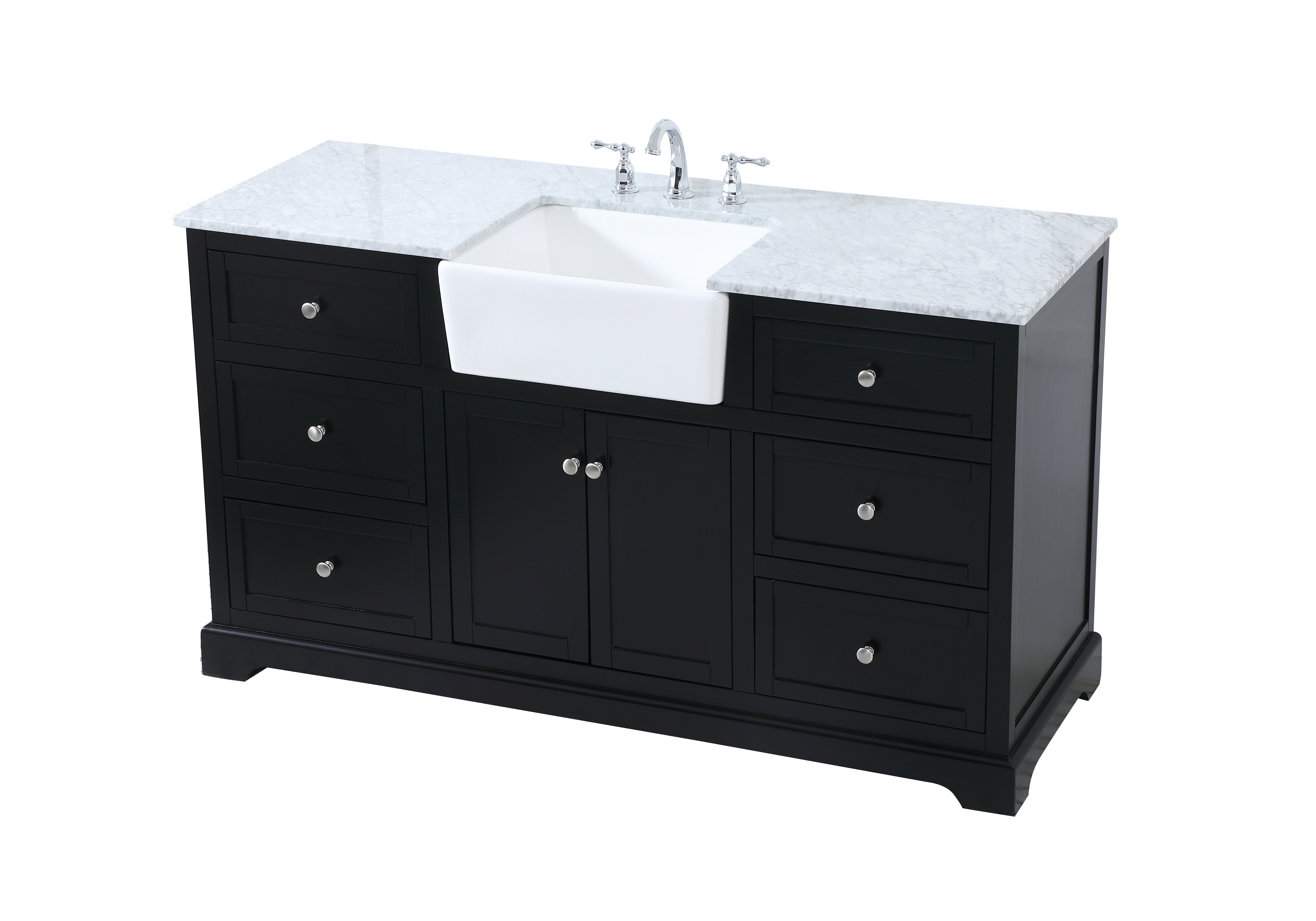 Birch Lane™ Pardue 60" Single Bathroom Vanity Set & Reviews | Birch Lane