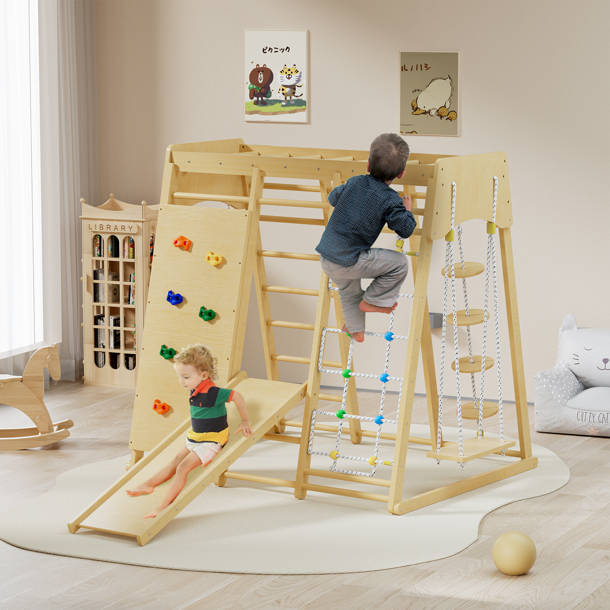 Costway 50'' W Wood Climber & Reviews | Wayfair