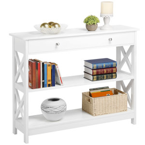 White Wood Console Tables You'll Love | Wayfair