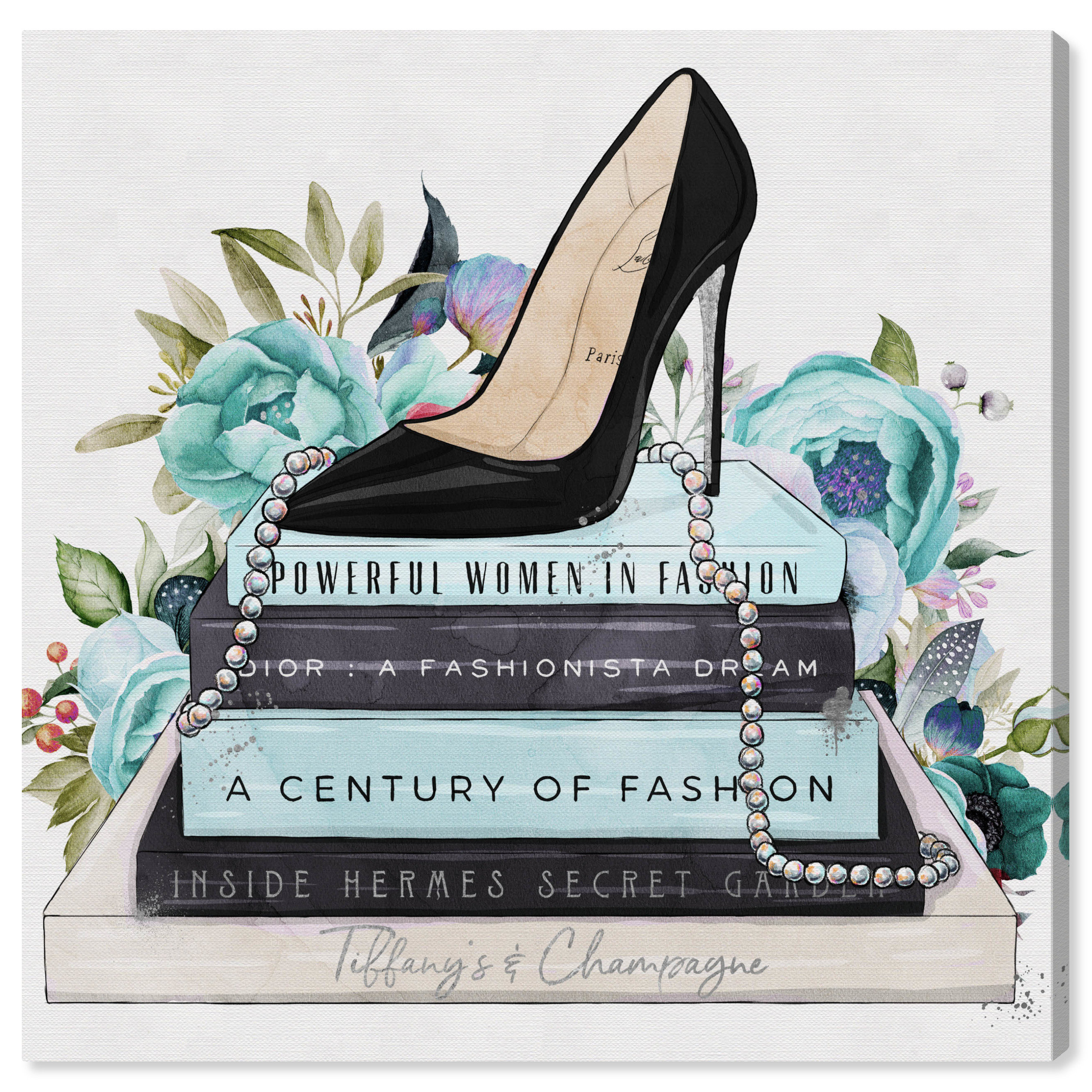 House of Hampton® Classic Stiletto And High Fashion Books On Canvas ...