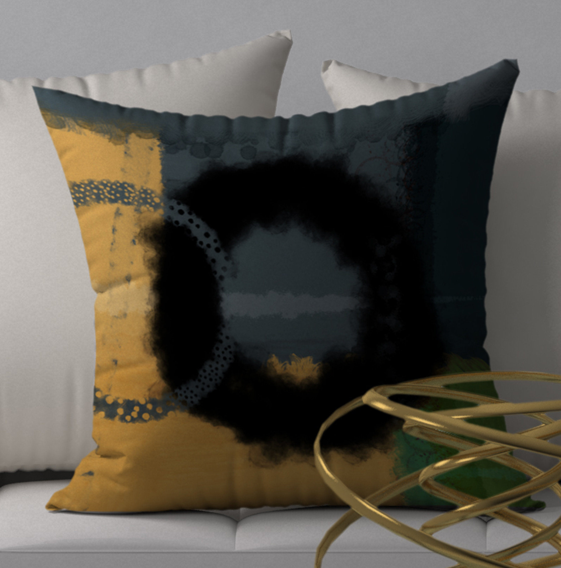 LeRoi Products Power Trust Decorative Square Pillow Cover & Insert ...