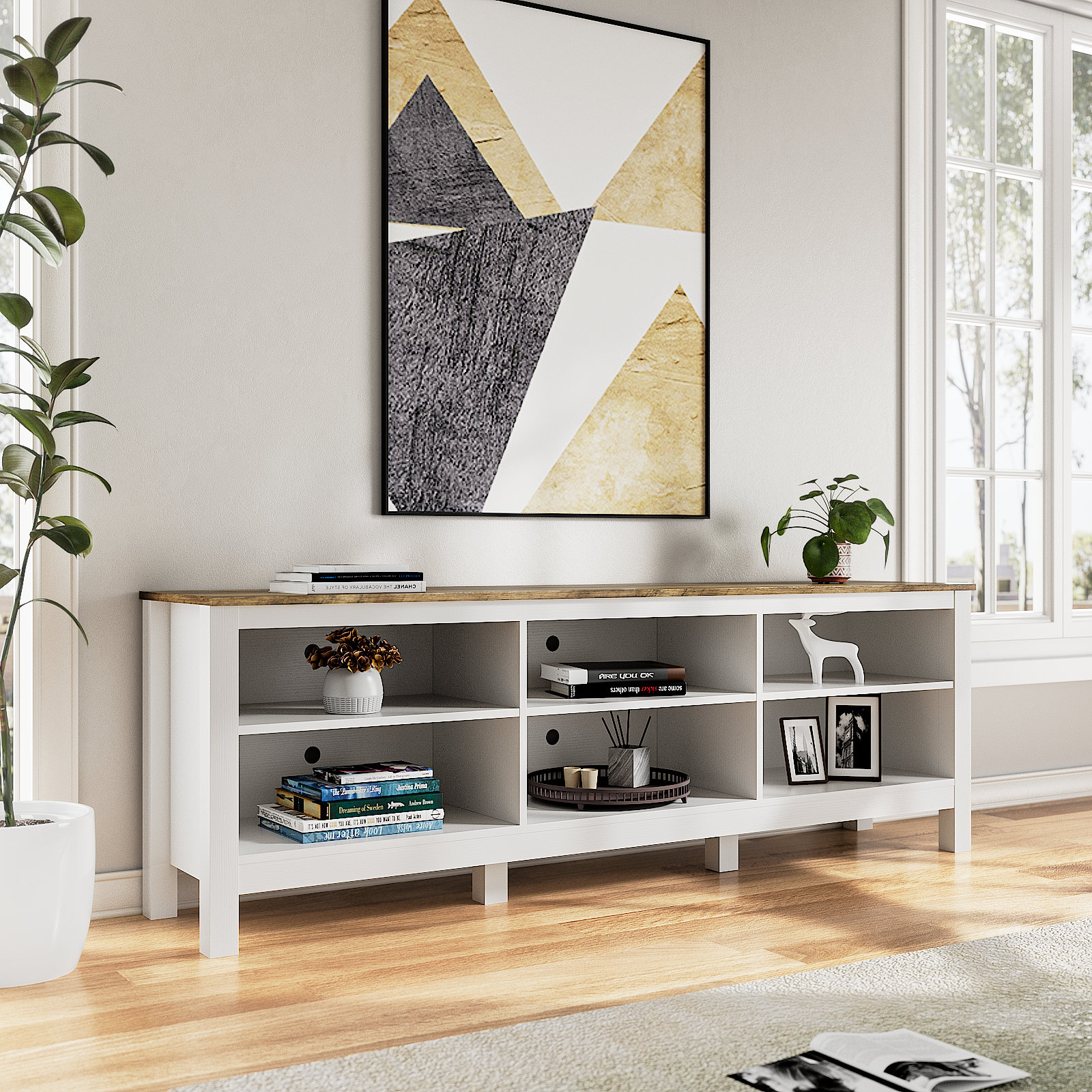Ebern Designs Console média LA0001 et avis - Wayfair Canada
