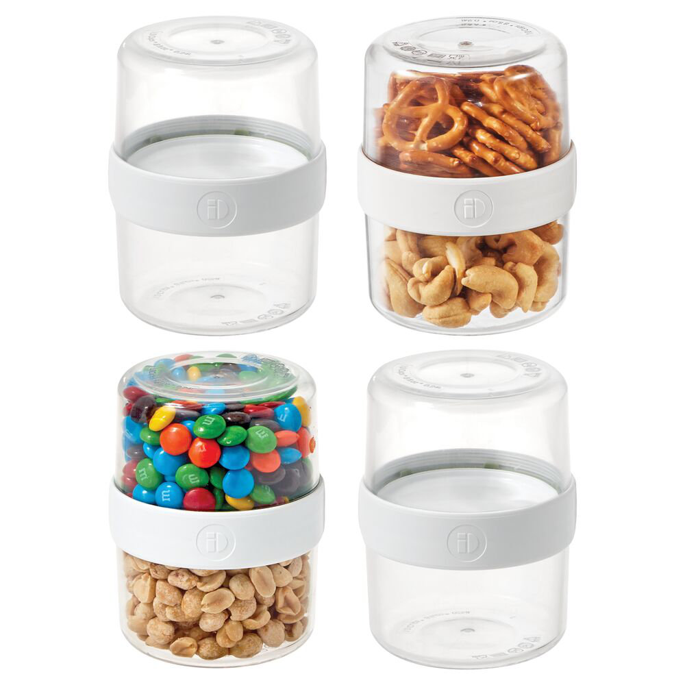 iDesign Small Stack 'n Snack Food Containers - Stackable Snack ...