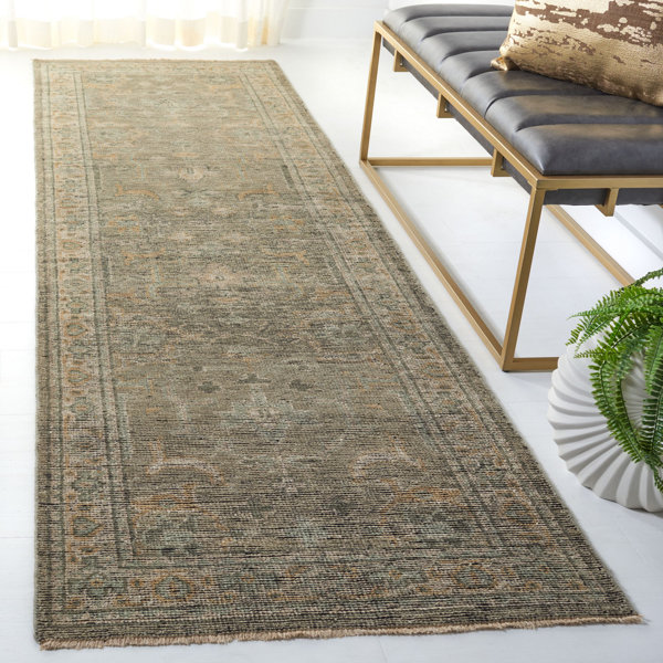 Safavieh Izmir Hand-Knotted Wool Linen Area Rug & Reviews | Perigold