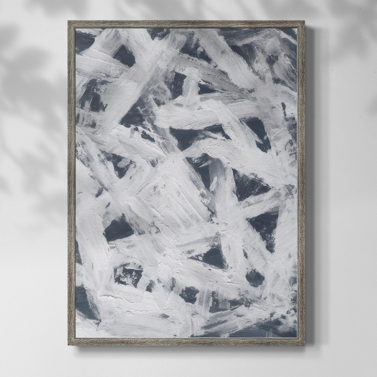 Wrought Studio™ Diving Into Indigo I Framed Print - Solid Wood | Wayfair