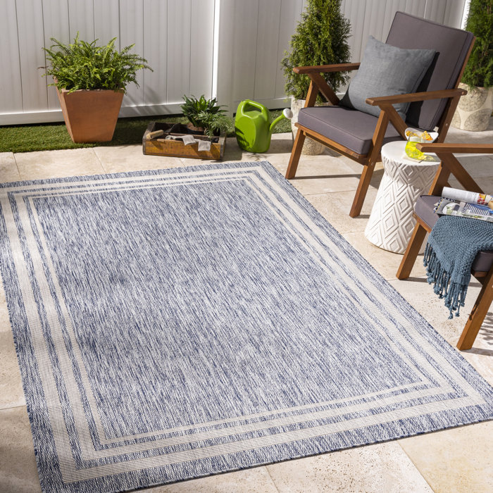 Longshore Tides Martelly Abstract Indoor/Outdoor Rug | Wayfair