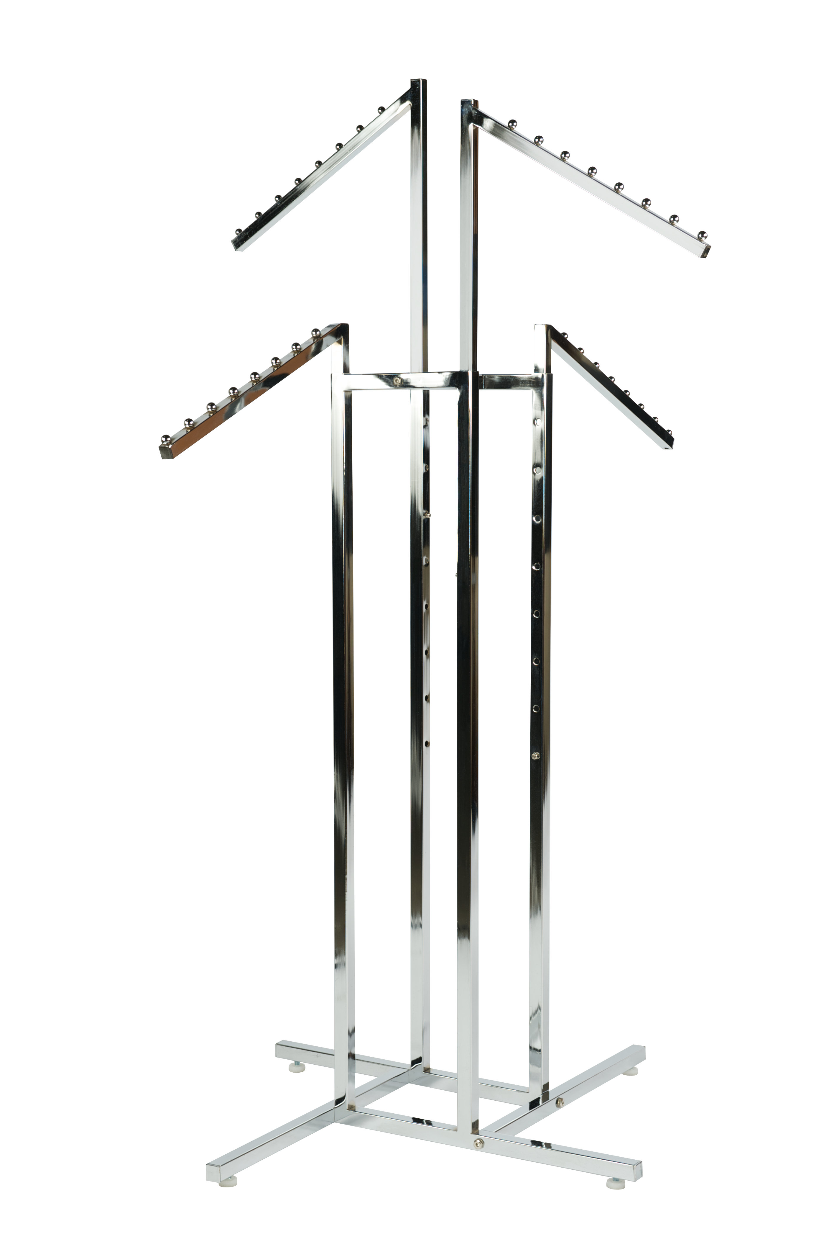 Latitude Run® 4-Way Square Tubing Rack With Interchangeable Straight ...