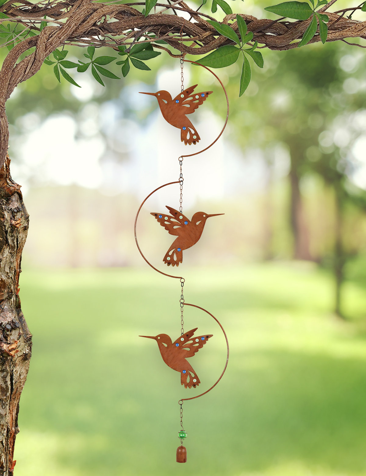 Winston Porter Kimball Hummingbird Wind Chime & Reviews | Wayfair