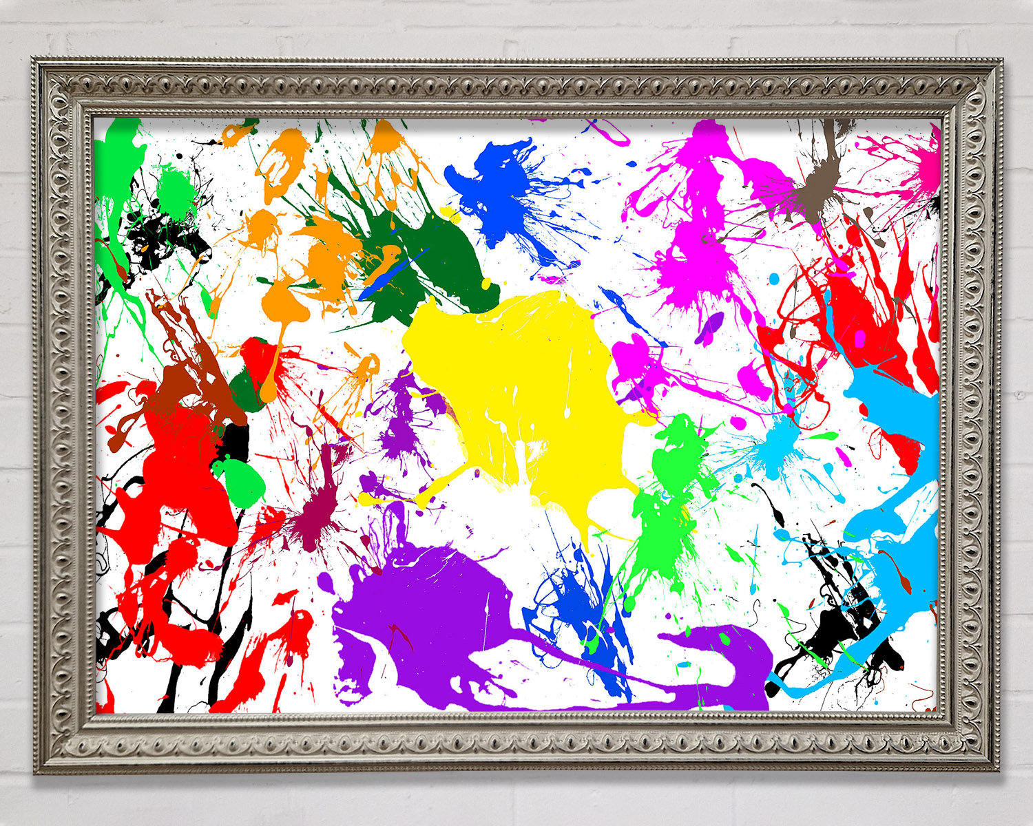 Bright Star Paint Splatter - Single Picture Frame Art Prints | Wayfair ...