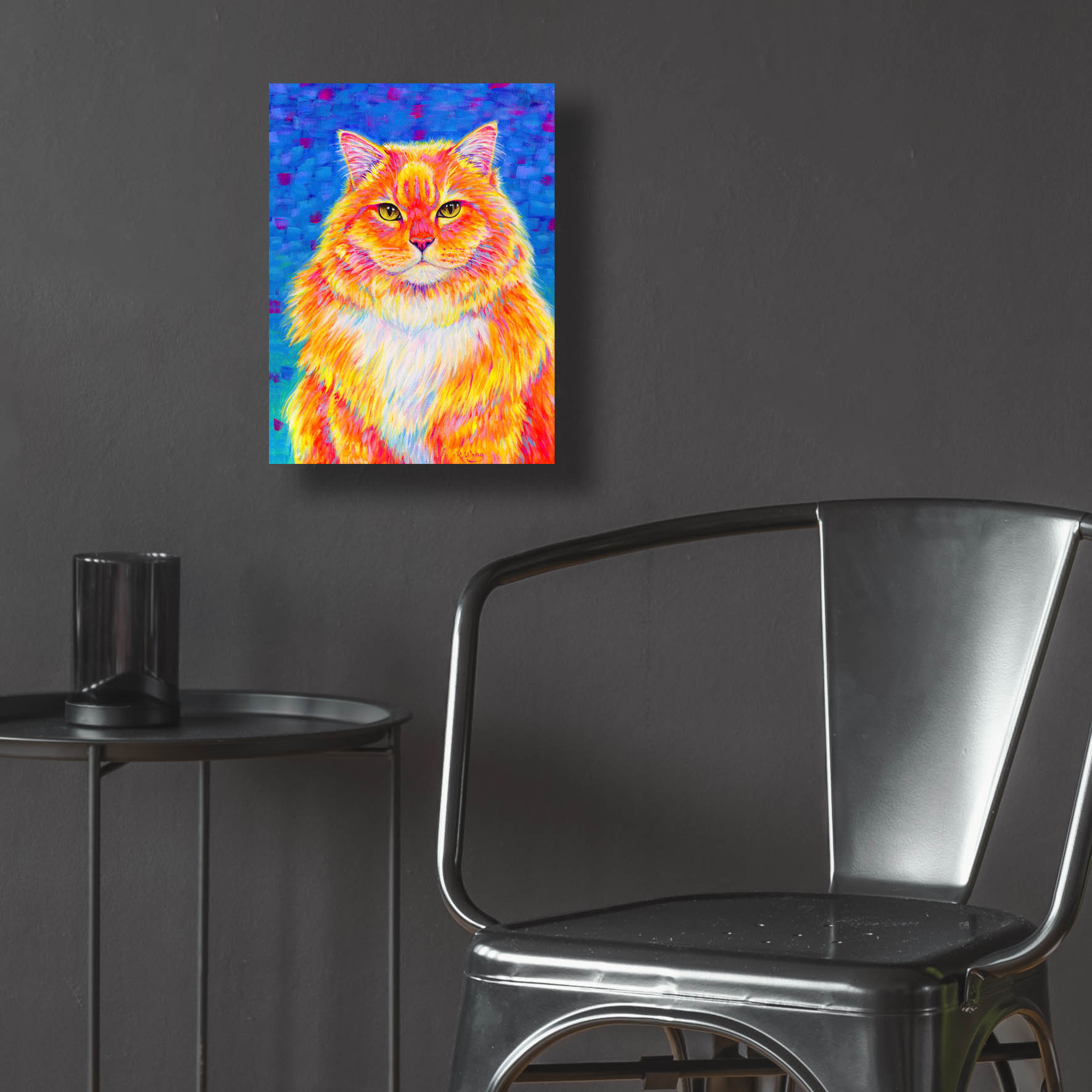 Winston Porter " Orange Buff Tabby Cat " by Rebecca Wang Art | Wayfair