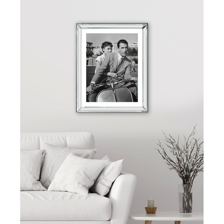 Brookpace Fine Art Audrey Hepburn And Gregory Peck Riding A Vespa In ...
