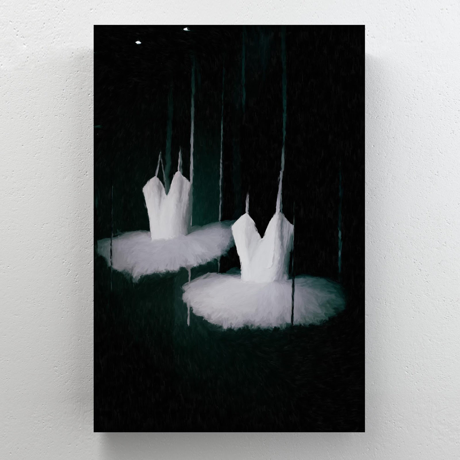 Latitude Run® Hanging Swan Costumes In White - 1 Piece Rectangle ...