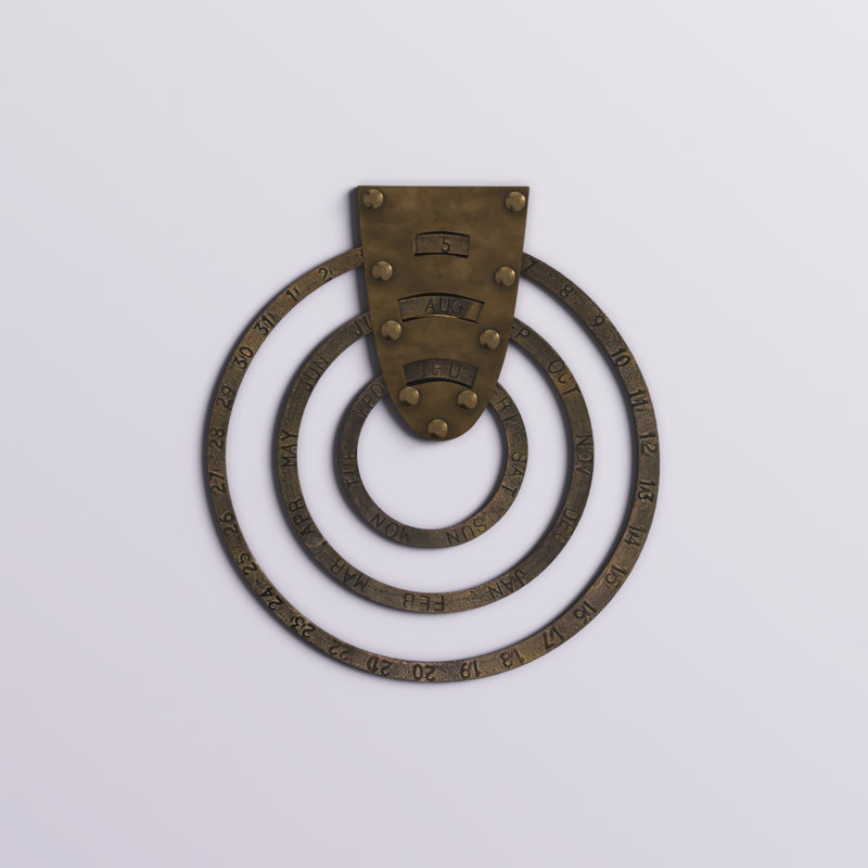 Trent Austin Design® Perpetual Circular Calendar Wall Décor & Reviews ...