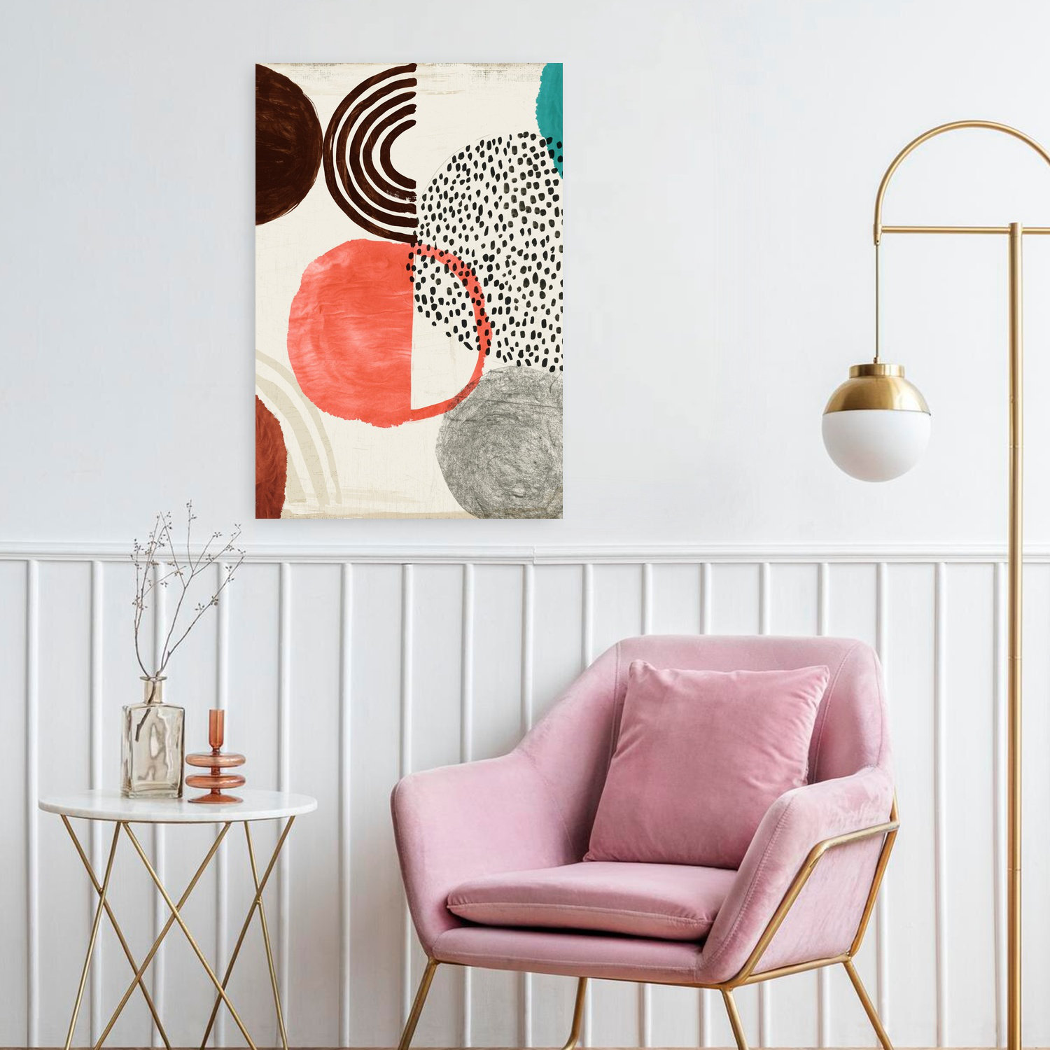 George Oliver Chipper I Abstract Bold Geometric Art | Wayfair