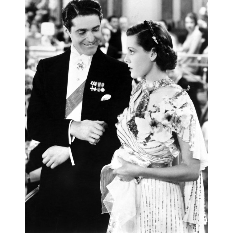 Globe Photos Entertainment Smiling Francis Lederer Looking at Actress ...