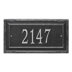 Whitehall Products Gardengate Personalized Grande 1-Line Wall Address ...