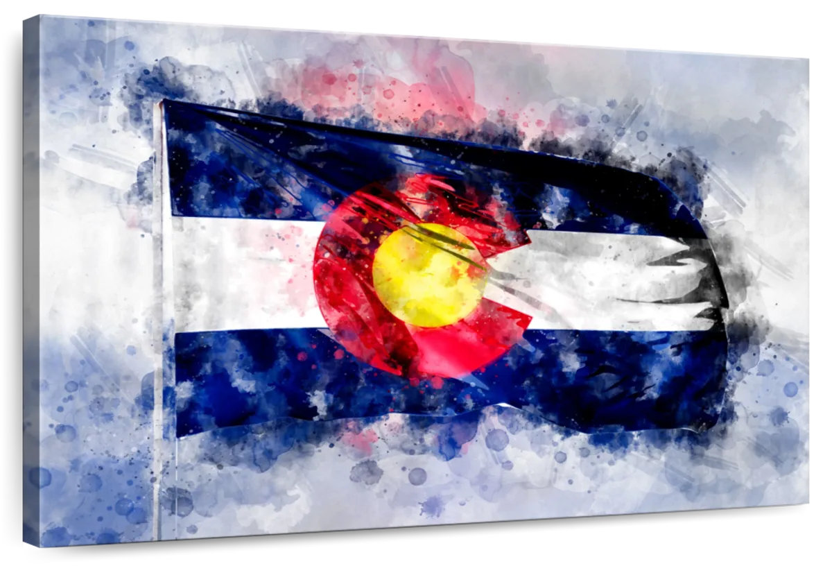 Ebern Designs Borges Colorado Flag | Wayfair