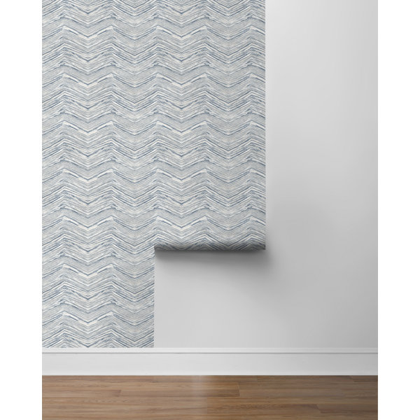 Latitude Run® Wood Chevron Peel & Stick Chevron Roll & Reviews | Wayfair