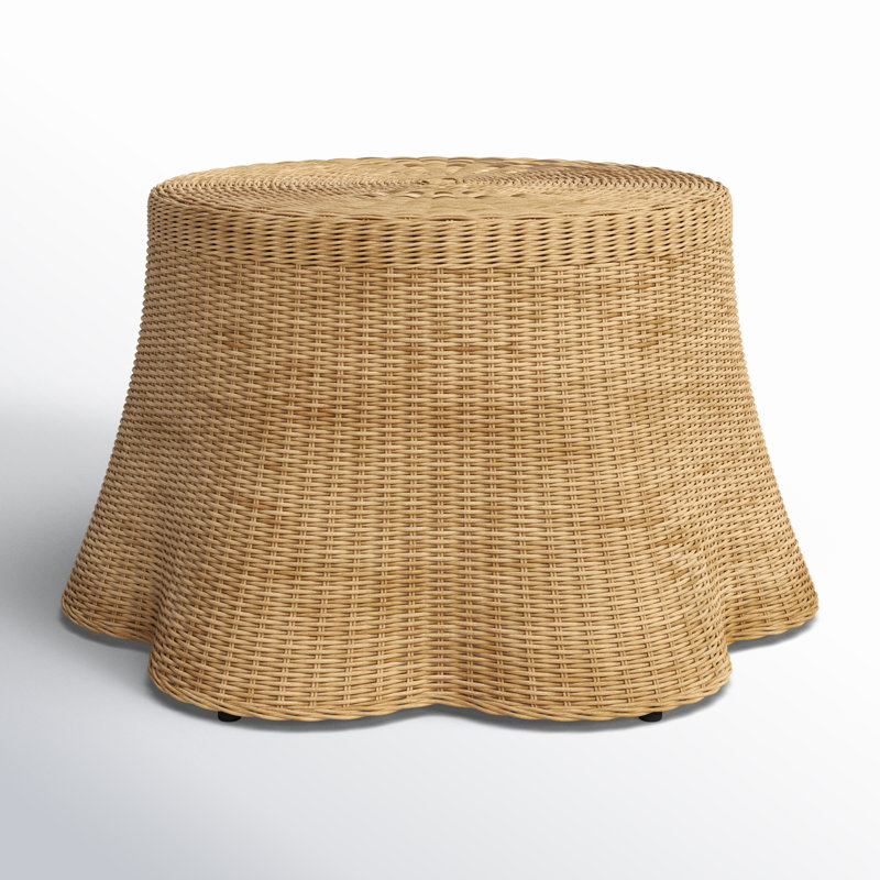 Birch Lane™ Cabo Woven Rattan Coffee Table & Reviews | Wayfair