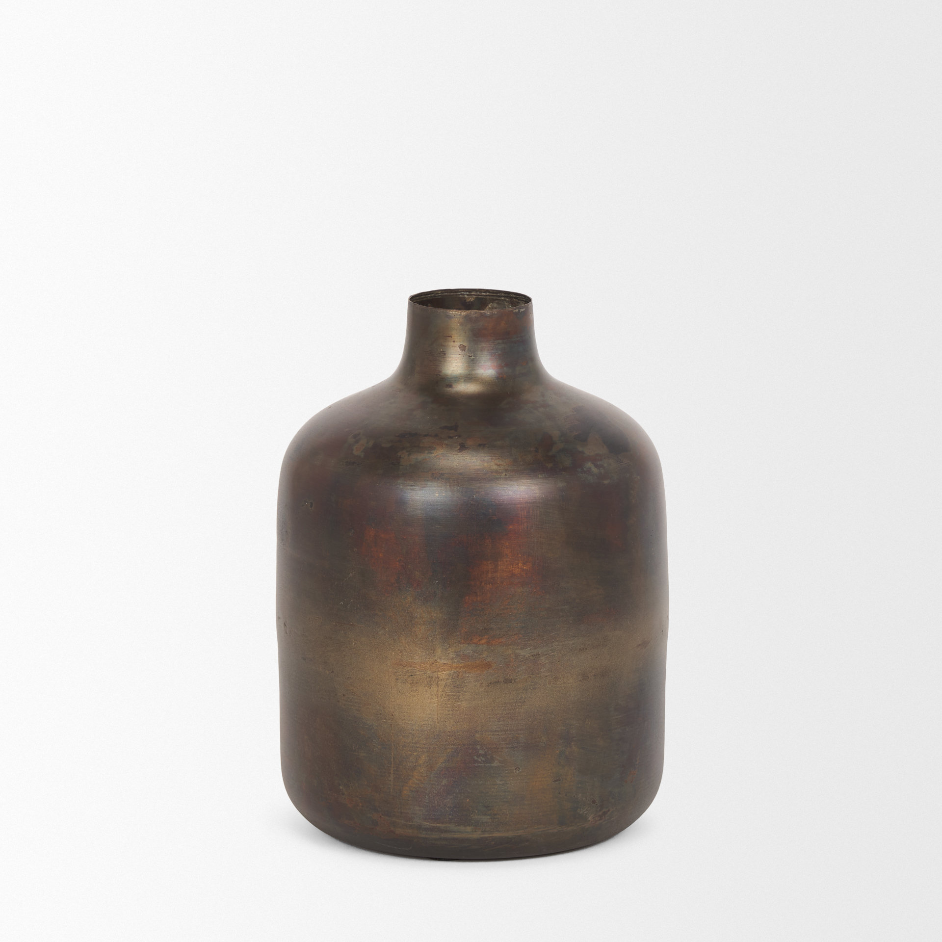 17 Stories Bantice Handmade Metal Table Vase | Wayfair