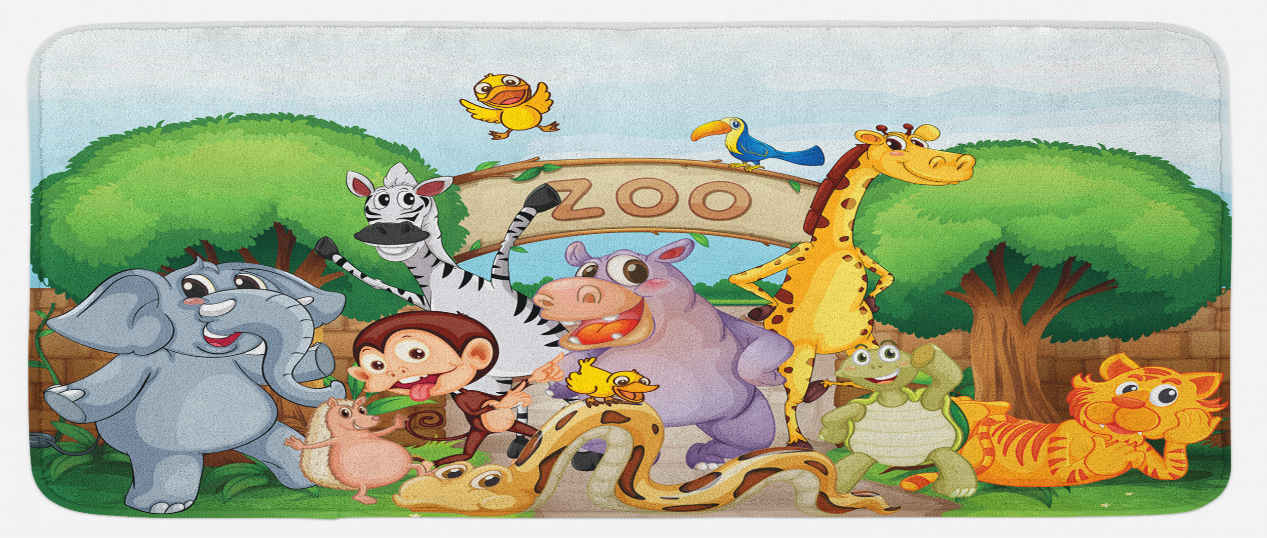 East Urban Home Zoo And The Animals In Nature Welcoming Playful ...