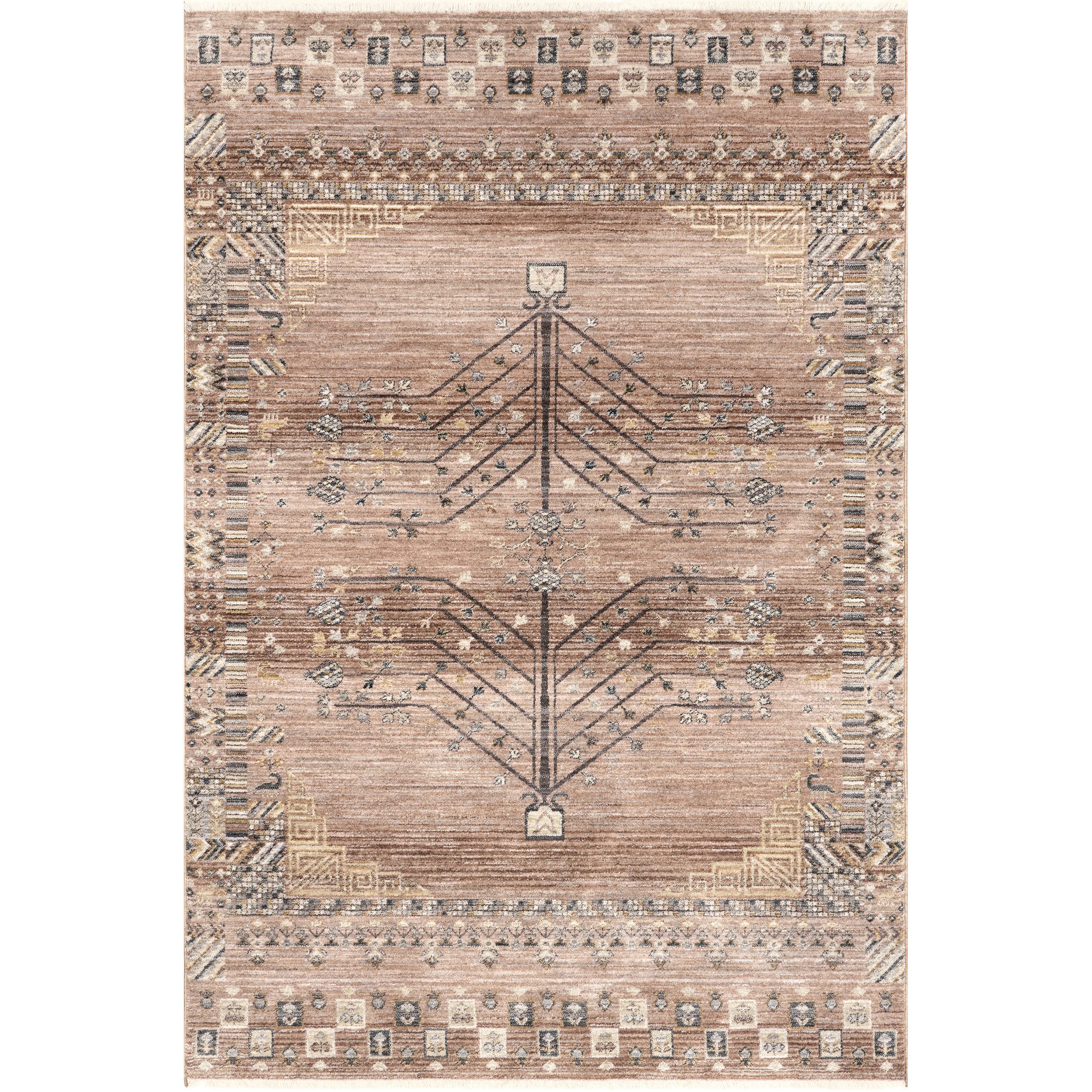 Union Rustic Talulla Vintage Arrow Fringe Area Rug | Wayfair