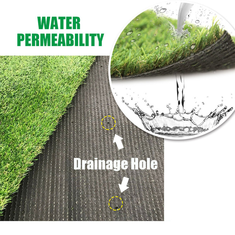 Fasward 48" x 84" Artificial Grass Turf Rugs and Rolls | Wayfair