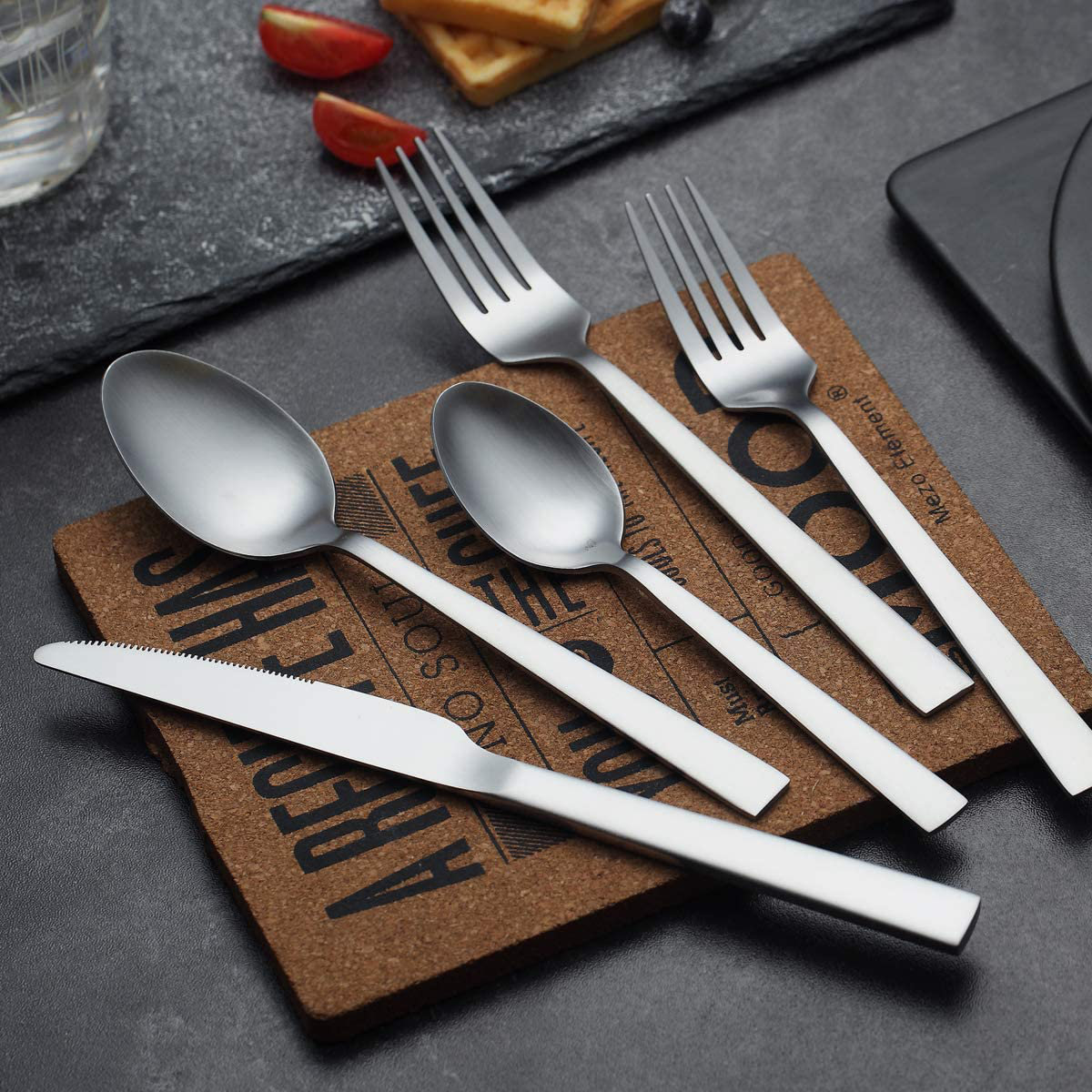 Ebern Designs Barraute Stainless Steel Flatware Set - Service for 8 ...