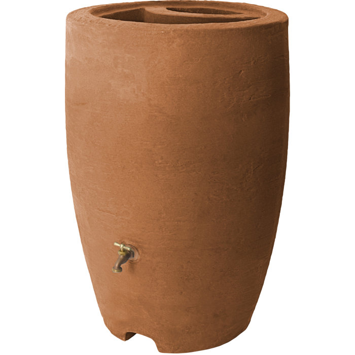 Algreen Athena Plastic Rain Water Collection Drum Barrel & Reviews ...
