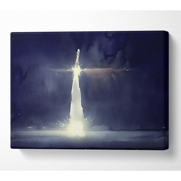 Latitude Run Rocket Skies - Wrapped Canvas Print | Wayfair.co.uk
