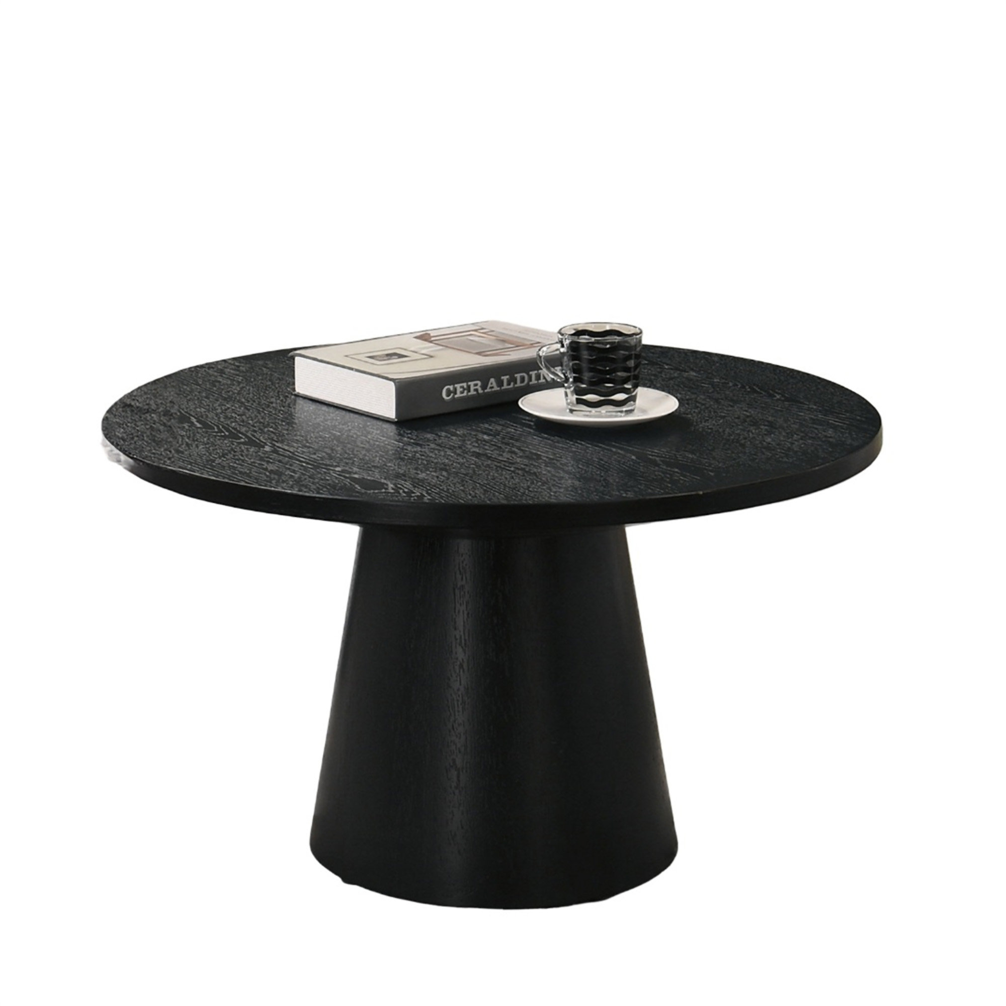 Corrigan Studio® Contemporary Style Round Coffee Table With Cone Shape ...