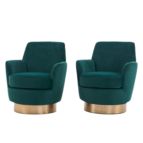 Arm Swivel Accent Chairs You'll Love | Wayfair