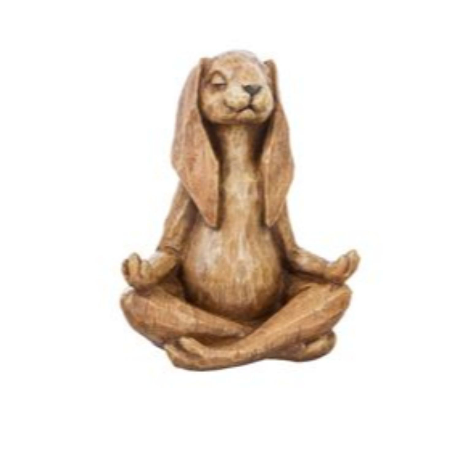 Trinx German Yoga Rabbit Garden Statue | Wayfair