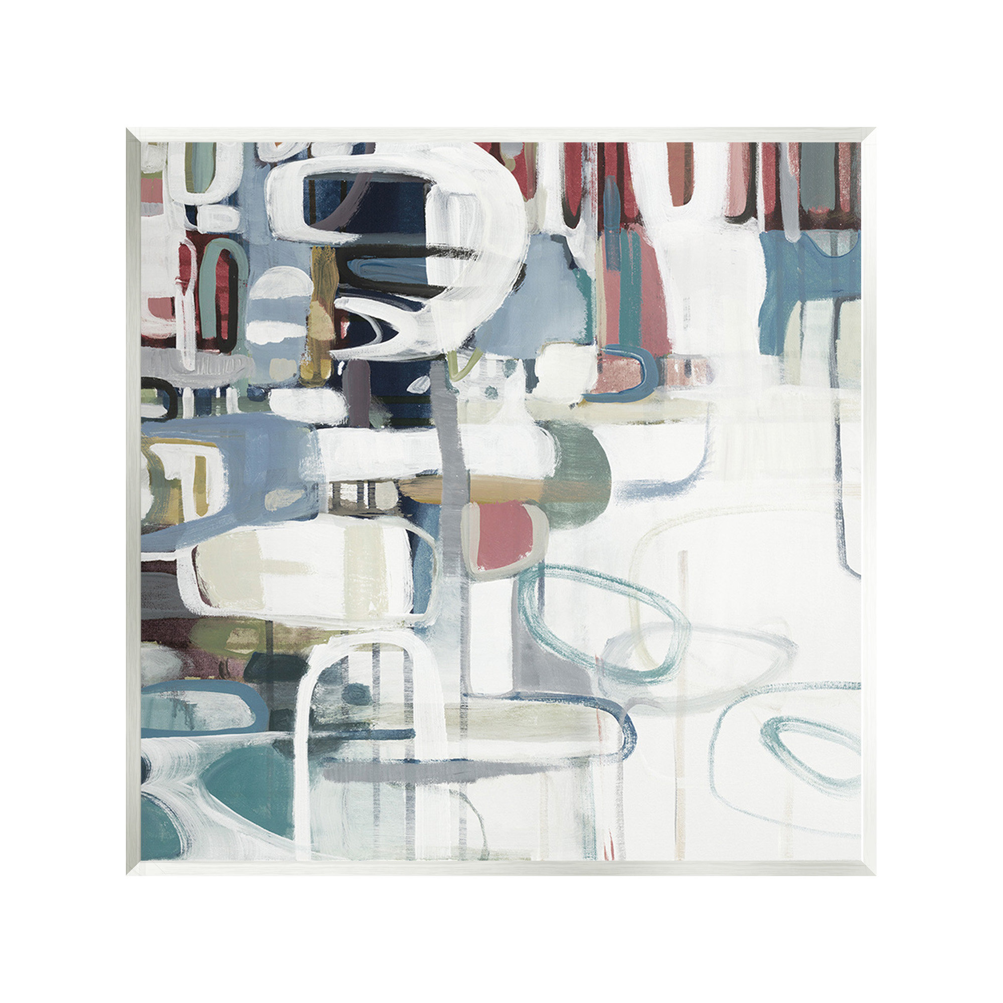 Ebern Designs Asymmetrical Abstract Forms Wall Plaque Art by Lisa ...