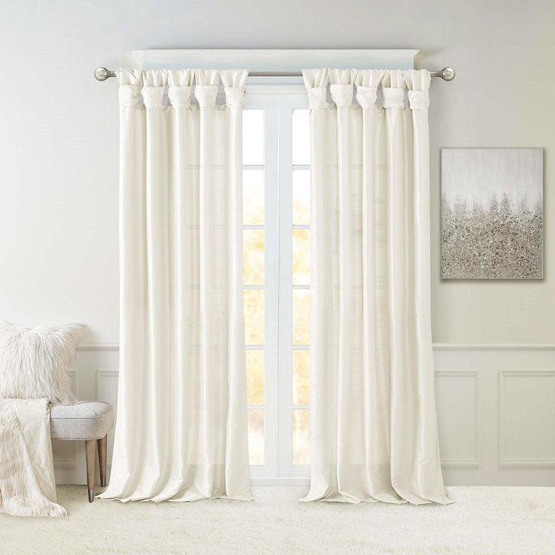 Latitude Run® Twist Tab Window Curtain Panel | Wayfair