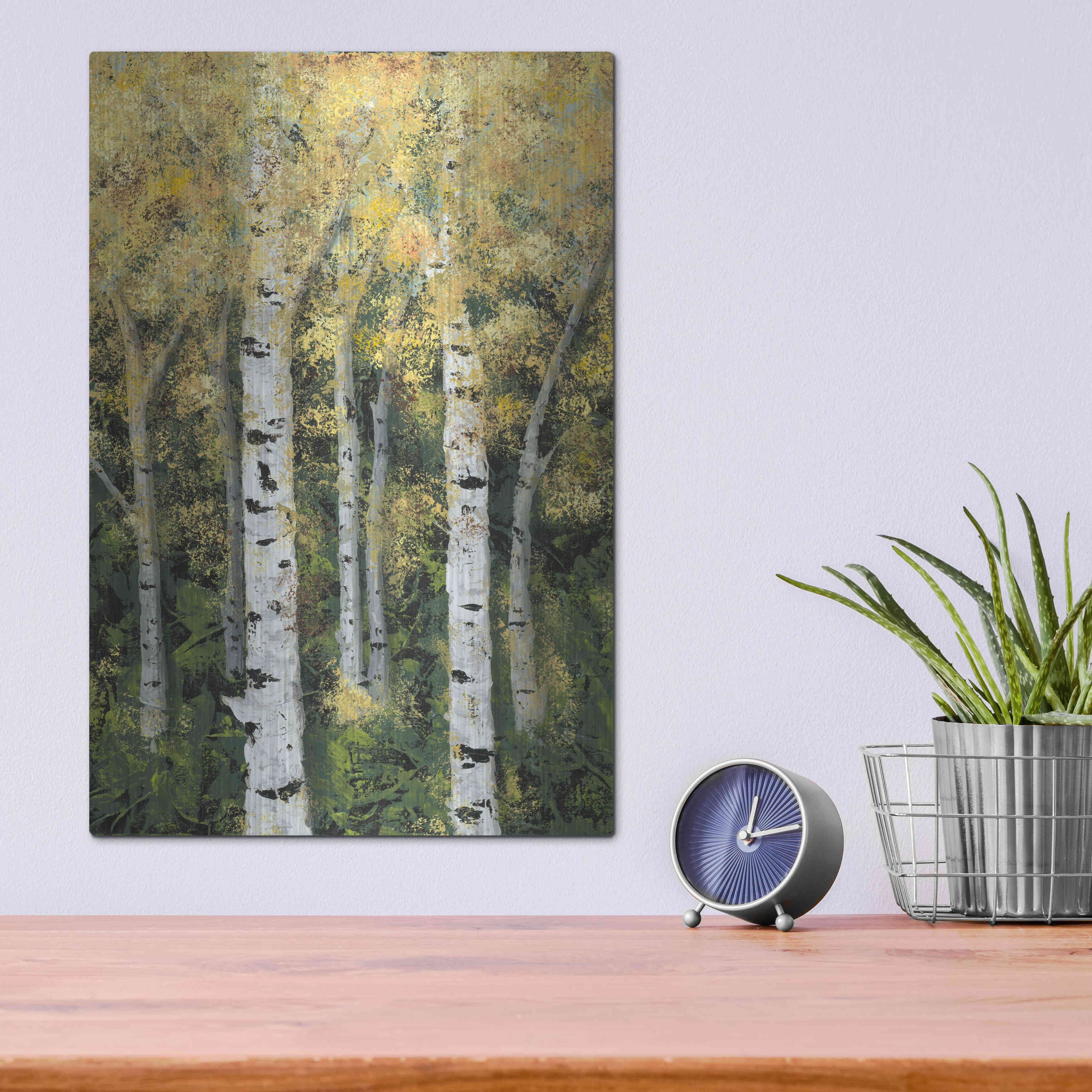 Millwood Pines Birch Treeline II by Jade Reynolds - Unframed Graphic ...