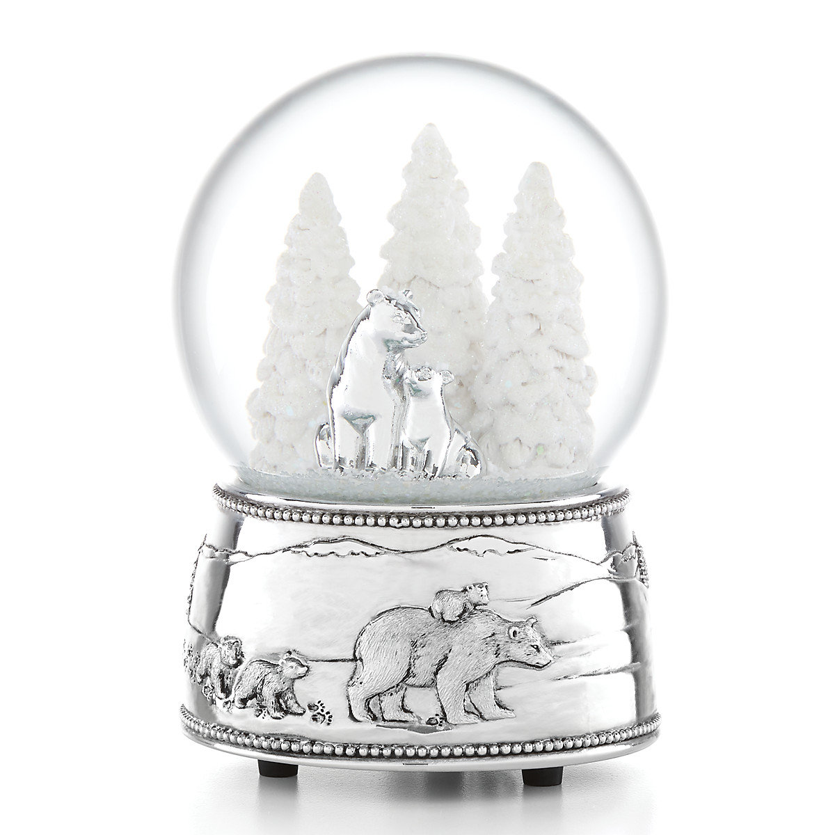 Reed & Barton North Pole Bound Polar Bear Musical Snow Globe & Reviews ...