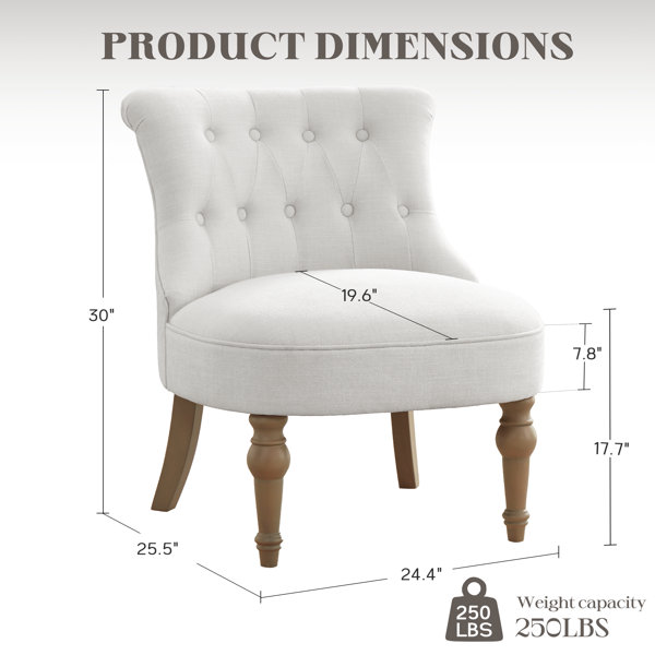 Charlton Home® Upholstered Wingback Side Chair & Reviews | Wayfair