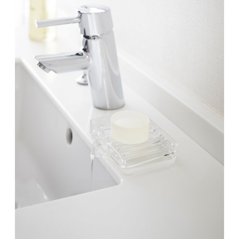 Yamazaki Home Self-Draining Soap Tray - Sink Counter Holder Dish ...