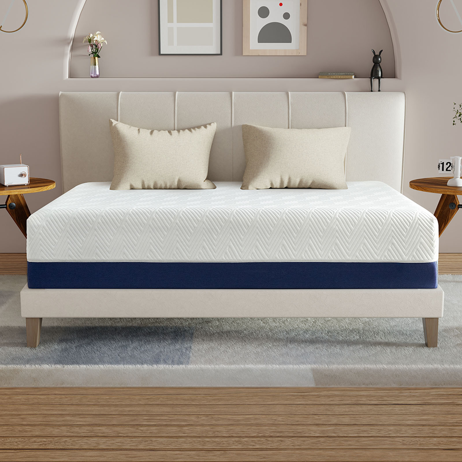 Alwyn Home 12" Gel-Infused Memory Foam Mattress - Luxury Support ...